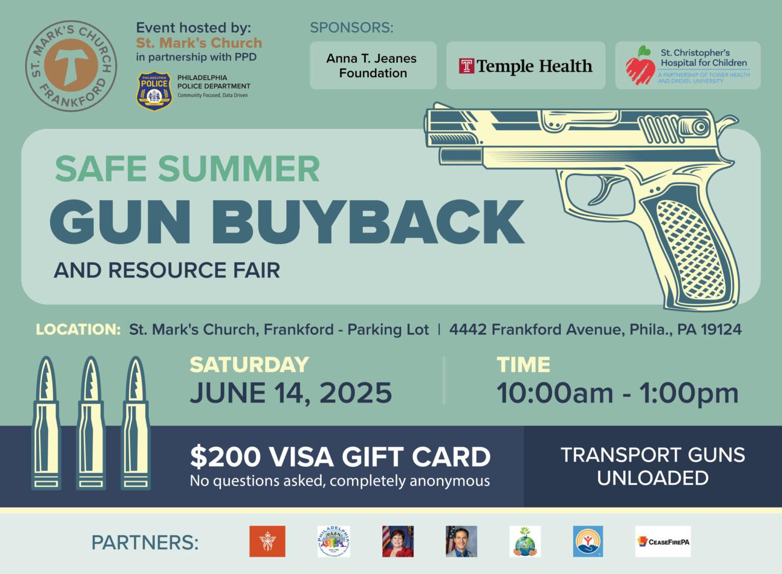 Gun buyback on June 14 - Northeast Times