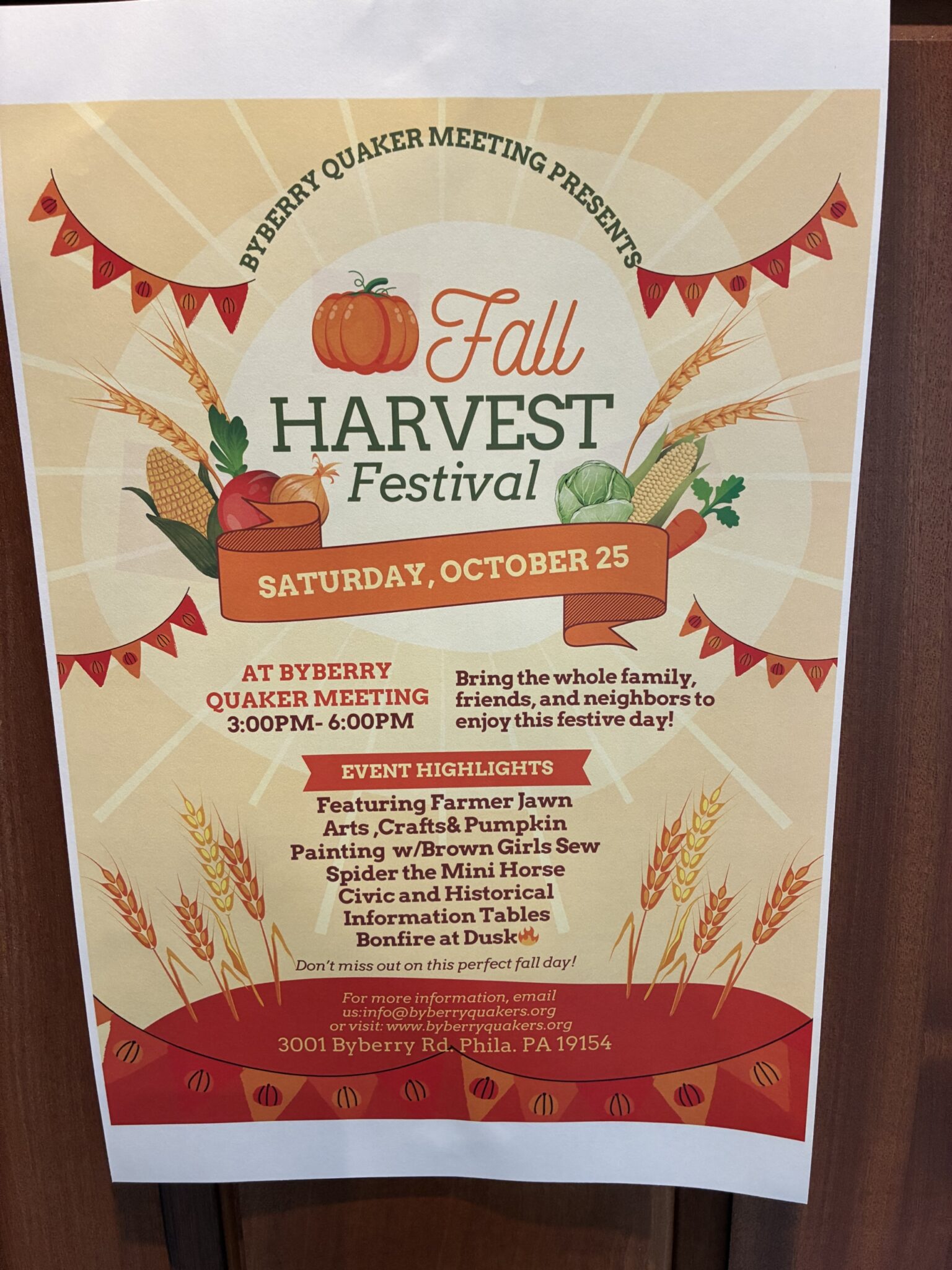 Harvest festival Saturday at Byberry Friends - Northeast Times