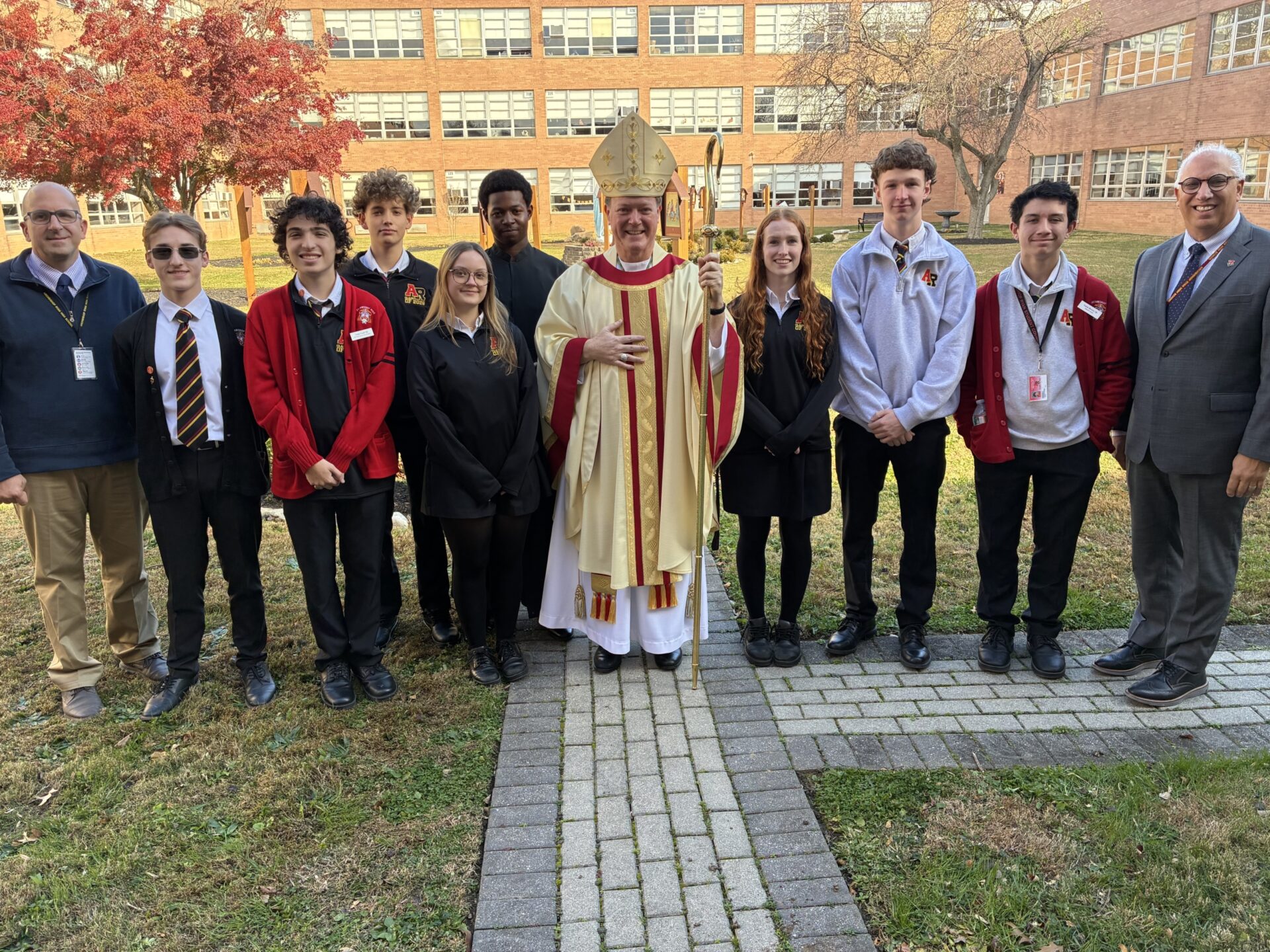 Bishop Chylinski celebrates Mass at Ryan - Northeast Times